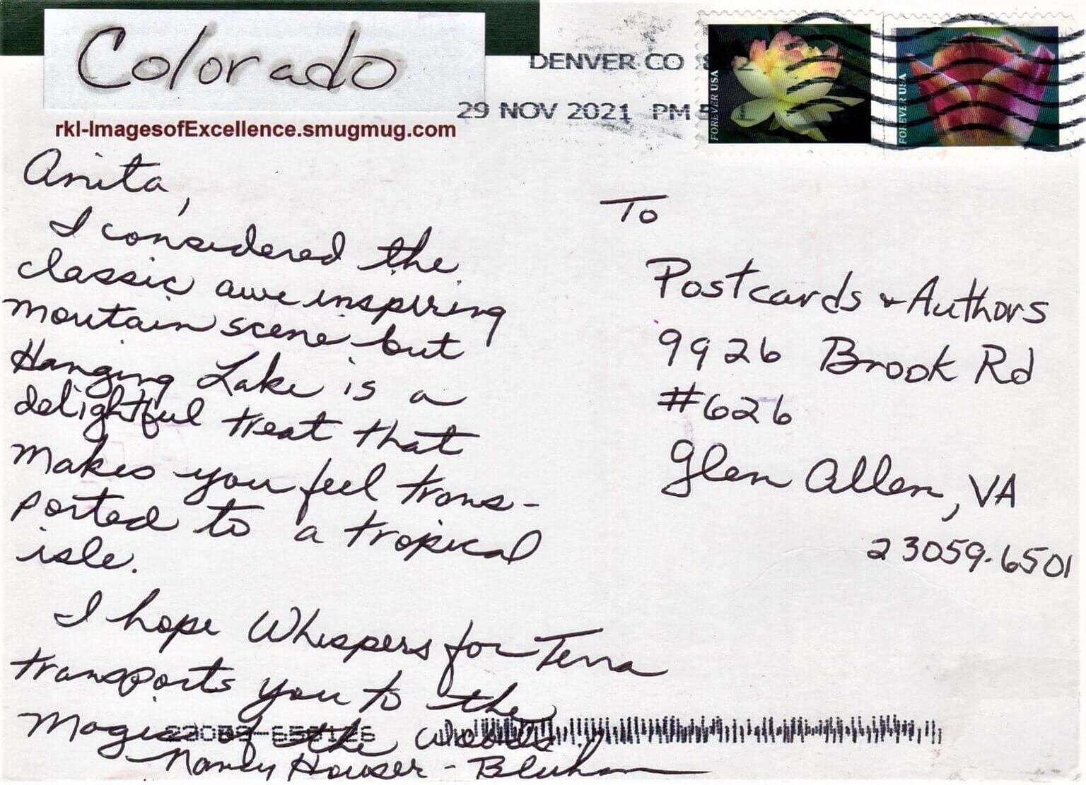 Postcards And Authors » Postcards & Authors