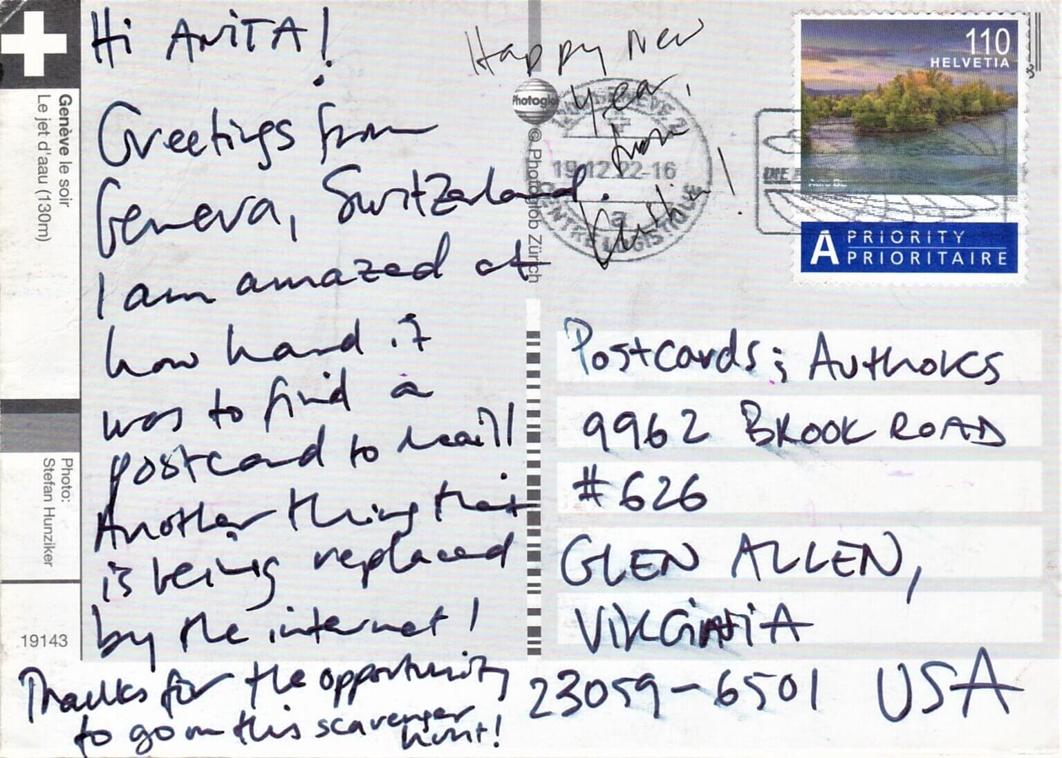 Kristin Louise Duncombe - Trailing: a memoir » Postcards & Authors